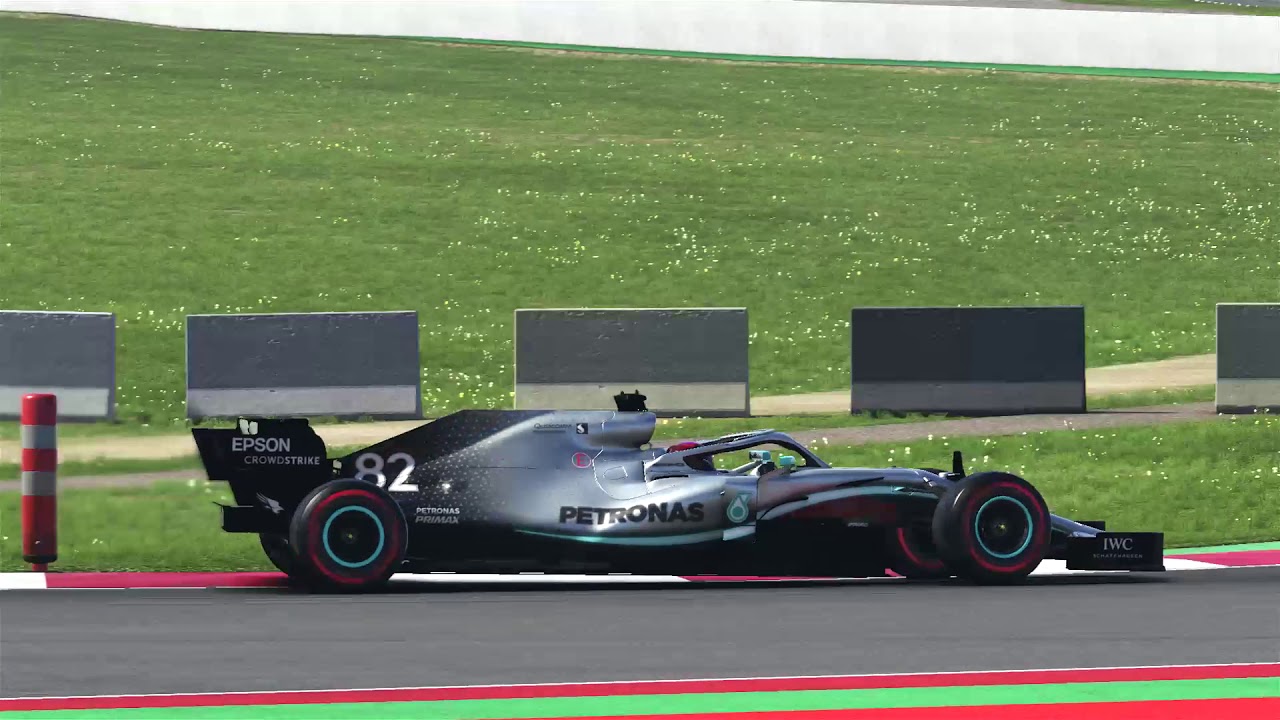 F1 2019 Mercedes W10 - Barcelona Catalunya (1:18.873) TV CAM - YouTube