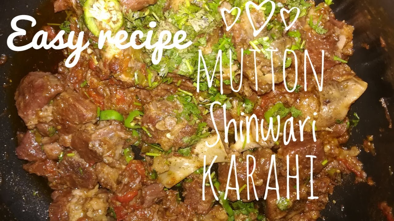 #muttonshinwarikarahi how to make mutton Shinwari karahi at home, easy ...