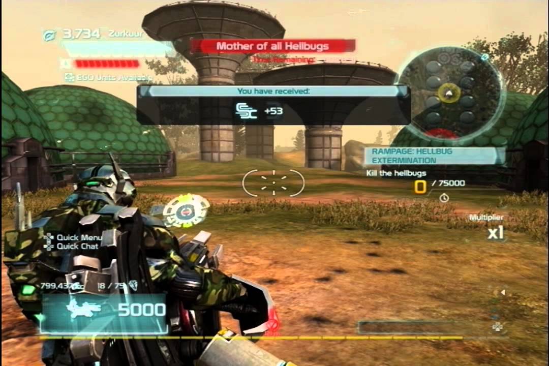 Defiance minigame - Hellbug Extermination - YouTube