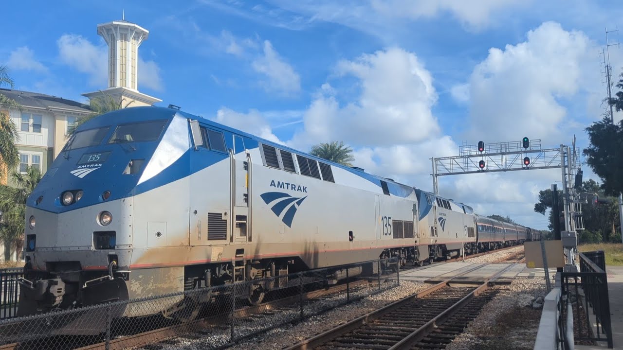 Fast Amtrak Silver Star Final Days in Florida Before The Amtrak ...