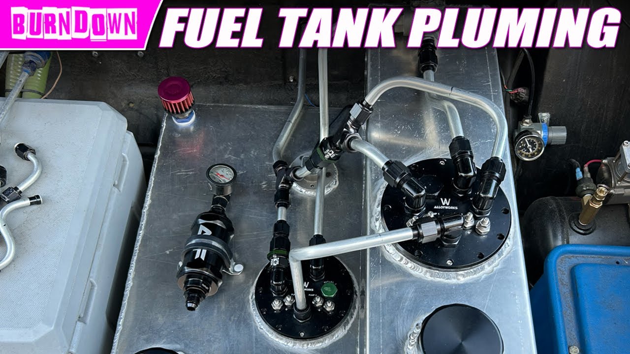 Plumbing Fuel Lines For the New Drag and Drive Fuel System - YouTube