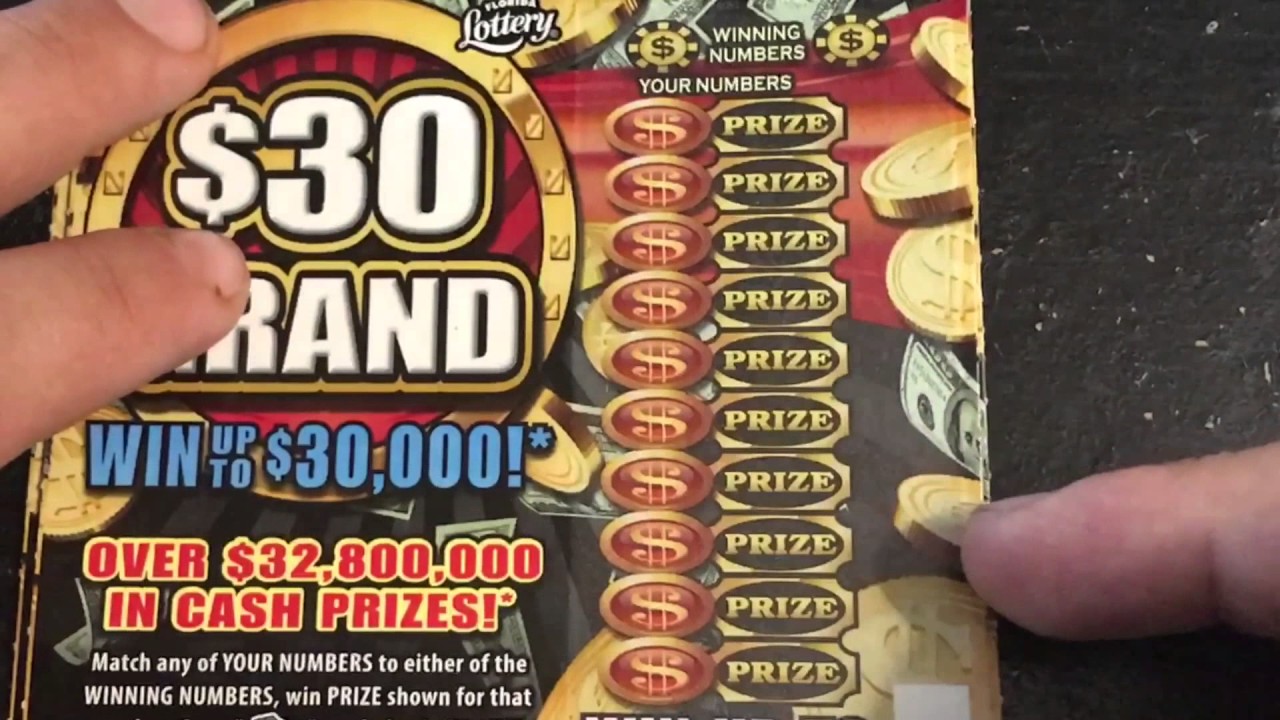 E2: Cash on the Spot + $30 Grand + Topaz 10's - Florida Lottery ...