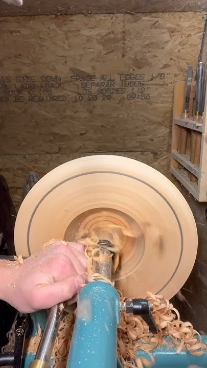 |woodturning| rough turning cherrywood #shorts - YouTube