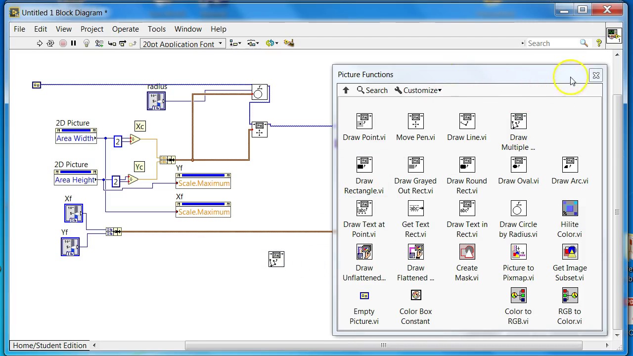 Labview Grafica 2d 1°parte Youtube