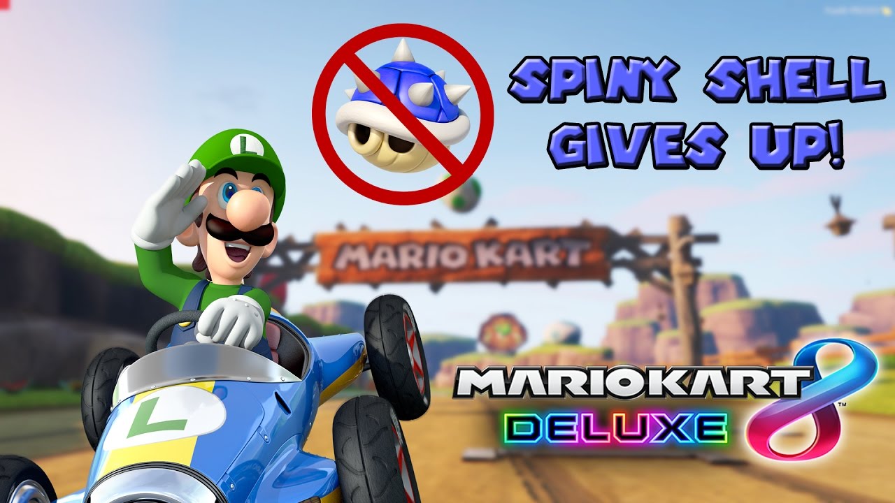 Mario Kart 8 Deluxe - Spiny Shell Gives Up - YouTube