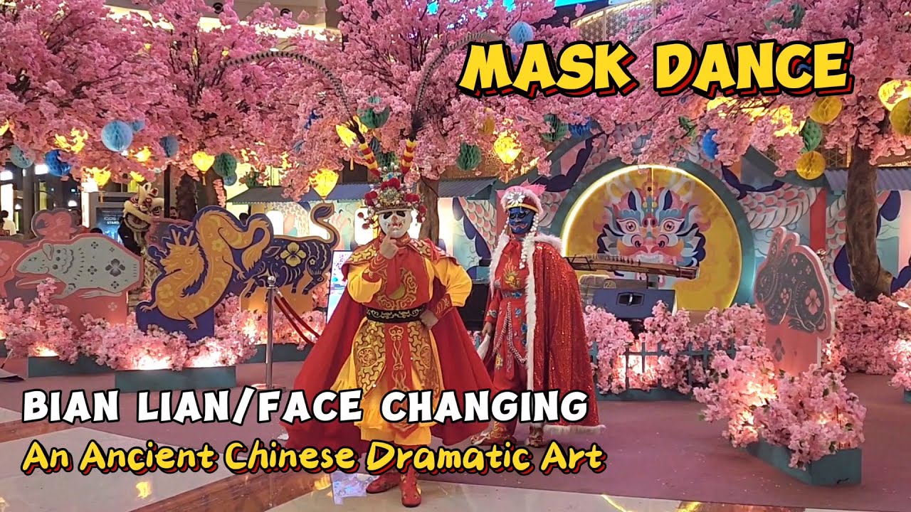 BIAN LIAN ~ Face Changing | Mask Dance @Pacific Place Mall - YouTube