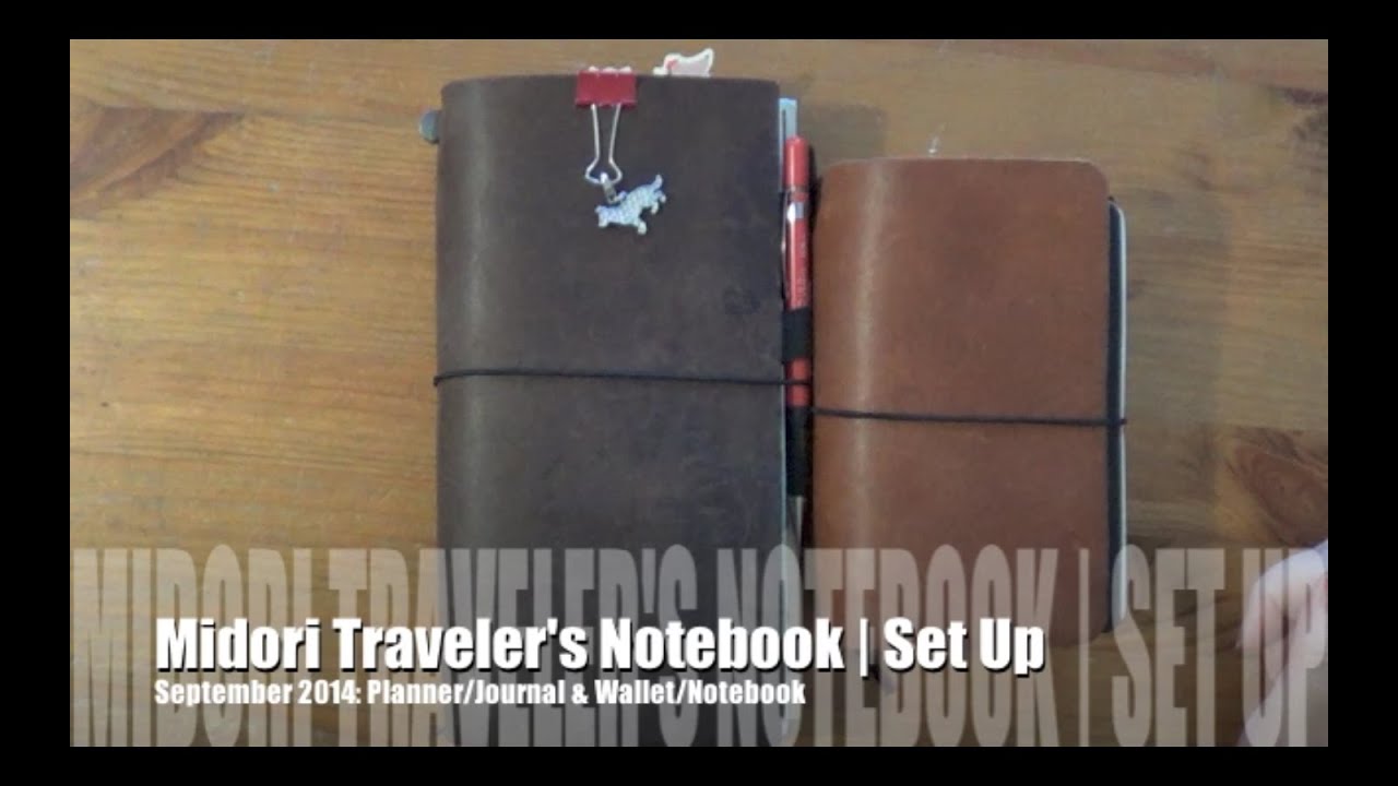 September 2014 Setup | Midori Traveler's Notebook Planner & Wallet ...