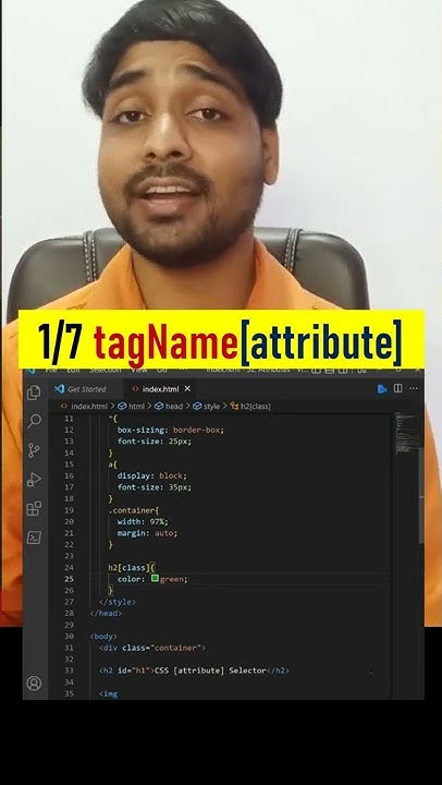 CSS Attribute Selector | [attribute] - YouTube