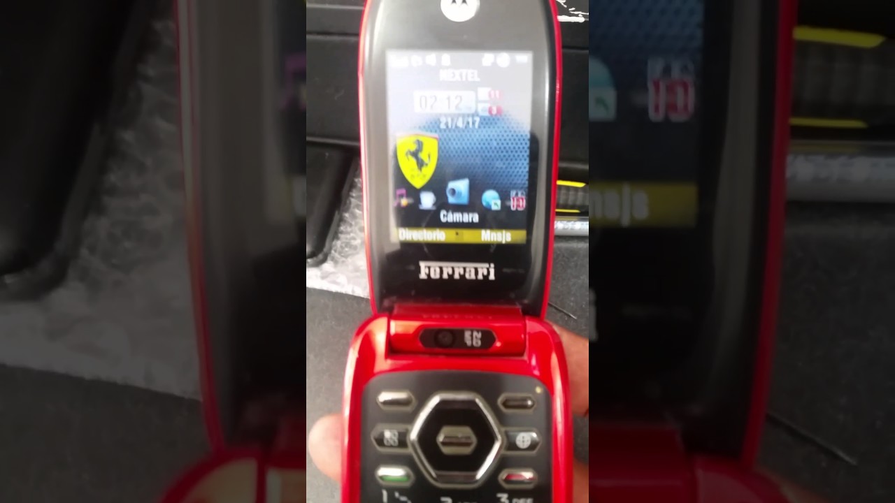 Ayúdame Motorola Ferrari modelo i897 nextel - YouTube