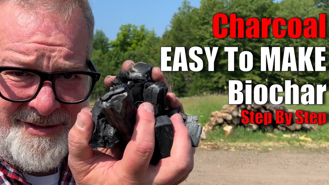 Easy To Make Charcoal - Biochar | Big Family Homestead - YouTube