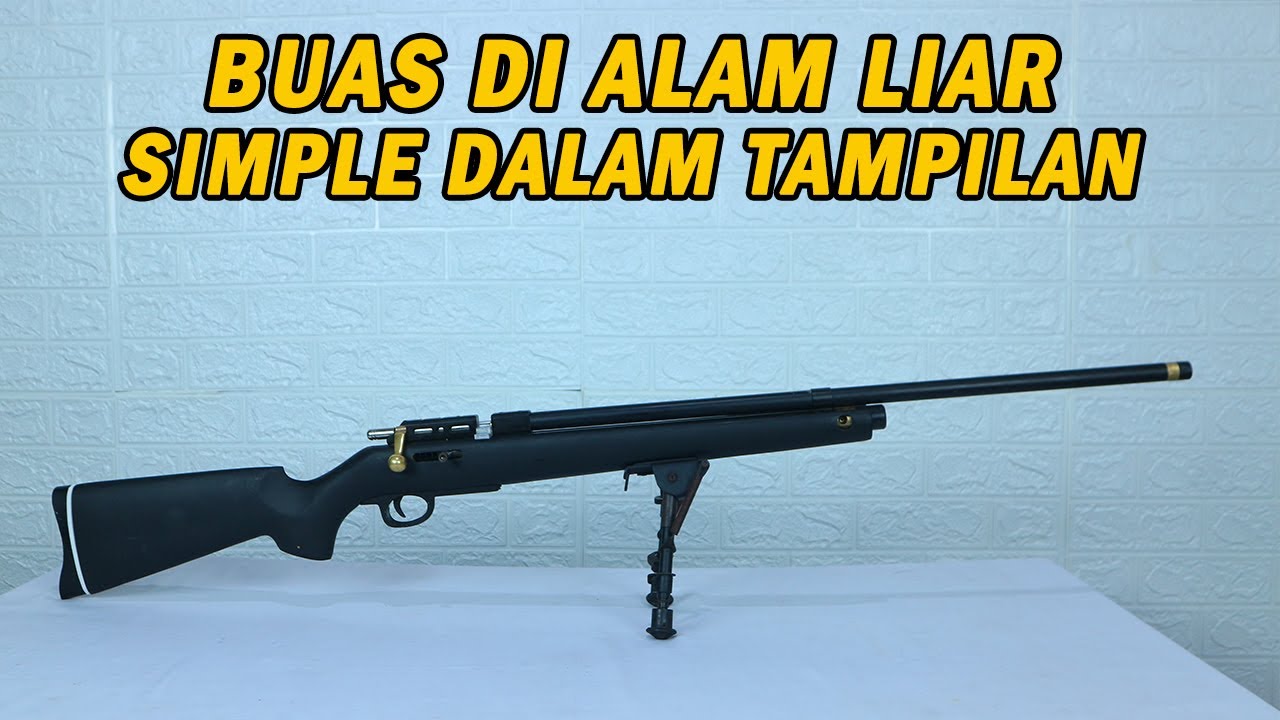 SENAPAN SIMPLE !! SENAPAN ANGIN PCP RUGER BLACK ARMY MAGAZINE │BEST ...