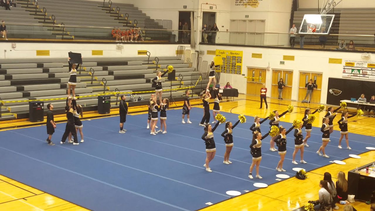 Capital High School Cheer Competition - YouTube