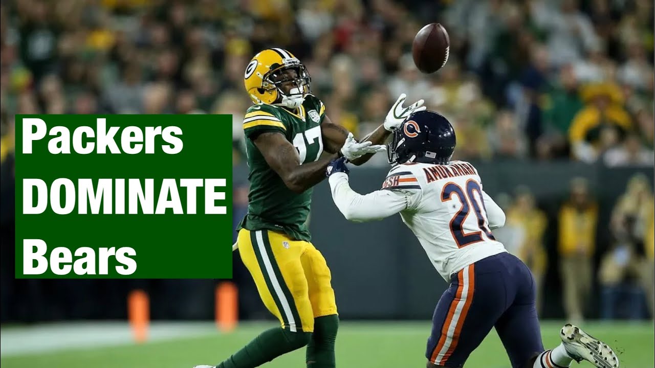Packers DOMINATE Bears On SNF - YouTube