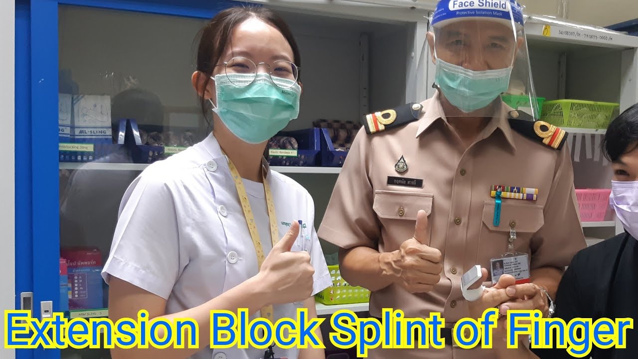 Learning in The CastRoom#: Extension Block Splint of Finger - YouTube