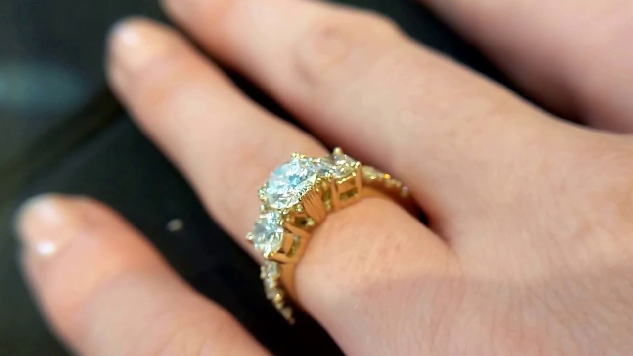 The "Number Nine" Custom Engagement Ring - YouTube