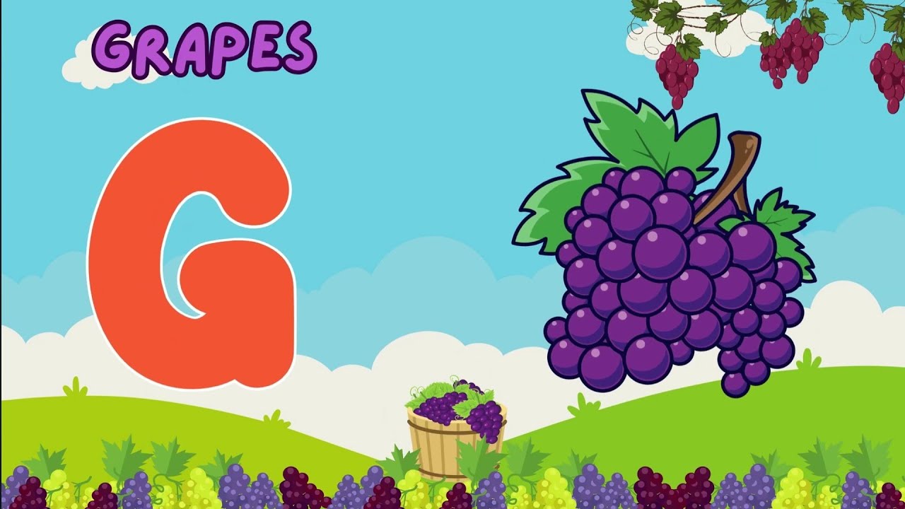 G For Grapes - ABC Babies Learning Videos - Fun Learning Videos For ...
