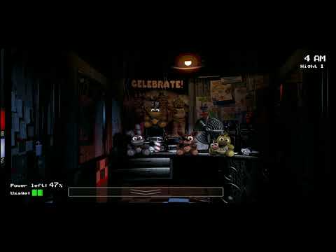 Fnaf night 1 gameplay with radar map - YouTube