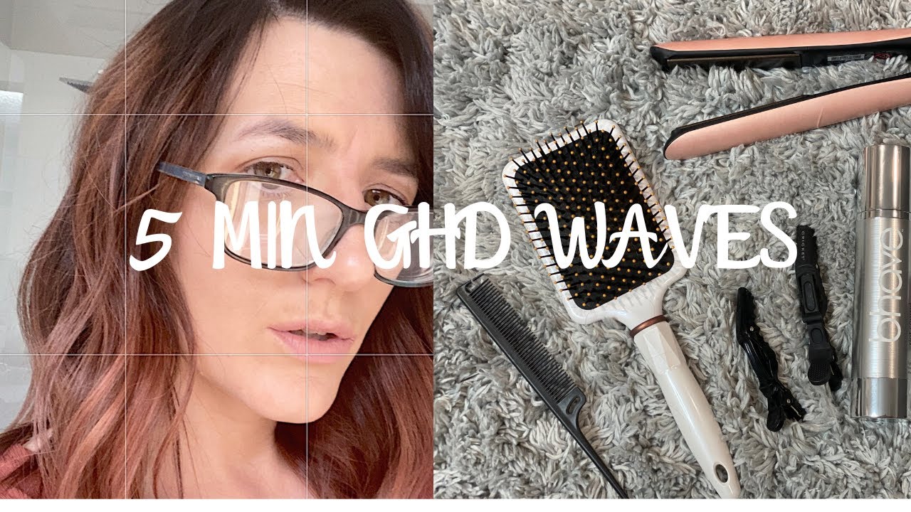 HOW TO WAVE HAIR WITH A STRAIGHTNER ghd rose gold styler - YouTube