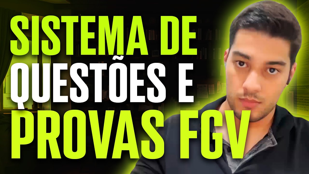 Sistema de avaliação de provas e questão da FGV 2024 - YouTube