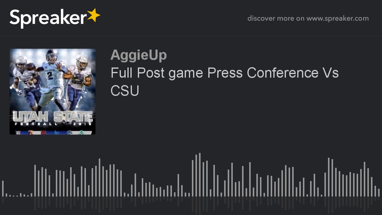 Full Post game Press Conference Vs CSU - YouTube