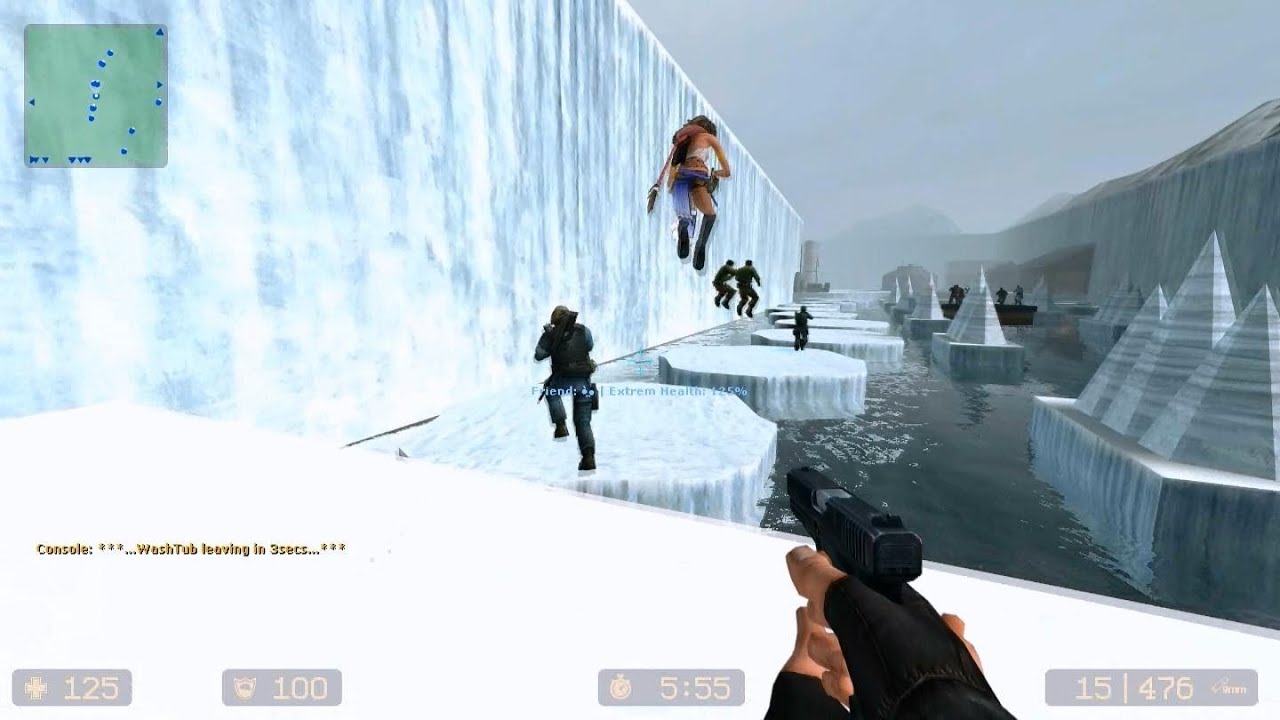 Counter Strike Source Zombie Escape mod online gameplay on Icecap ...