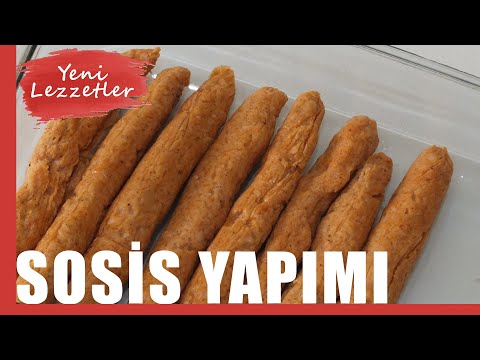 Evde Sosis Yapımı Tarifi İçinde Ne Var Biliyoruz !