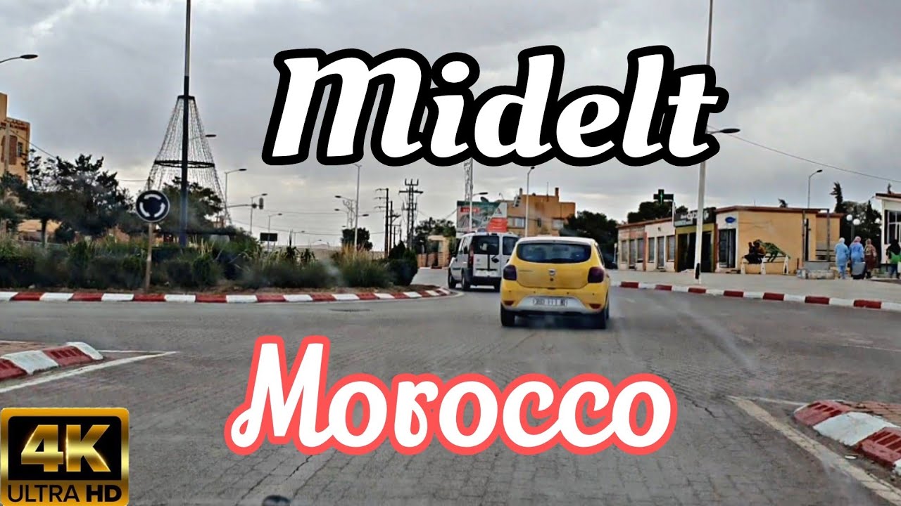 Driving Downtown Midelt Morocco🇲🇦 immersive video - YouTube