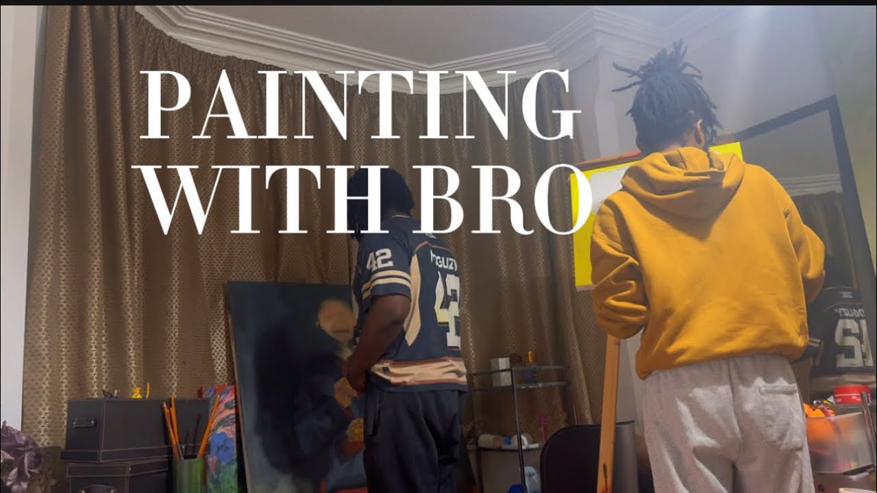 Teaching bro how to Paint, featuring Stanley - come let’s paint - YouTube