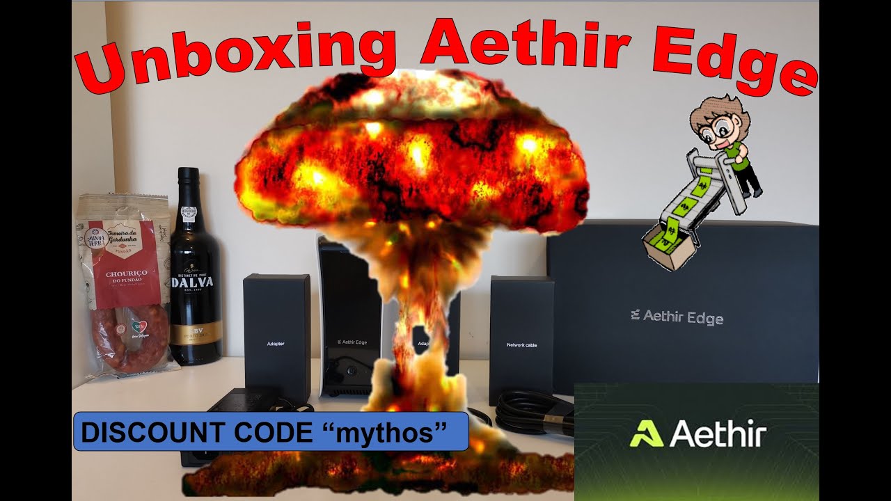 unboxing Aethir edge miner! 2nd July sale discount code: mythos - YouTube