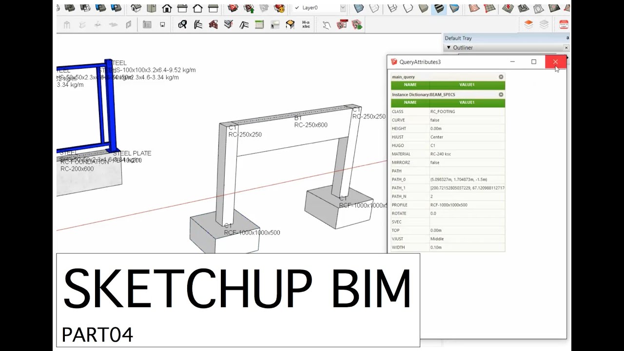 SKETCHUP BIM 04 HD - YouTube