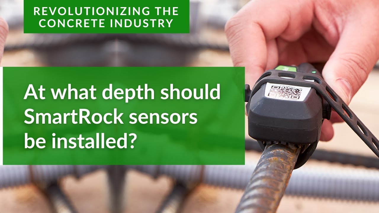 At what depth should SmartRock® sensors be installed? - YouTube
