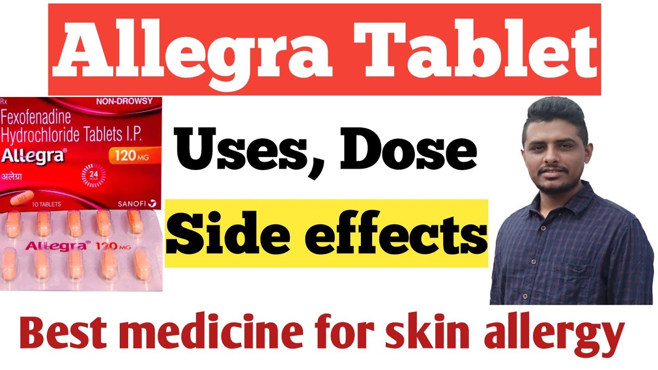 Allerga tablet / fexofenadine hydrocloride tablet #allegratablet # ...