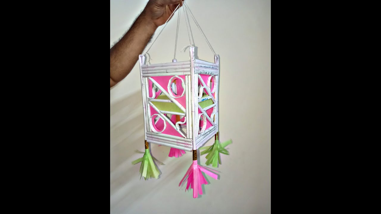 Best out of waste-kandil - YouTube