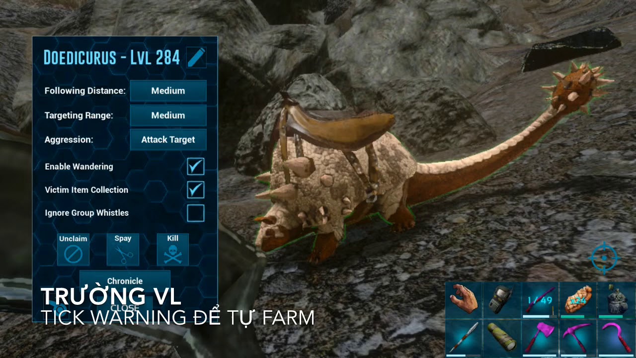 Ark cách tame doedicurus - YouTube