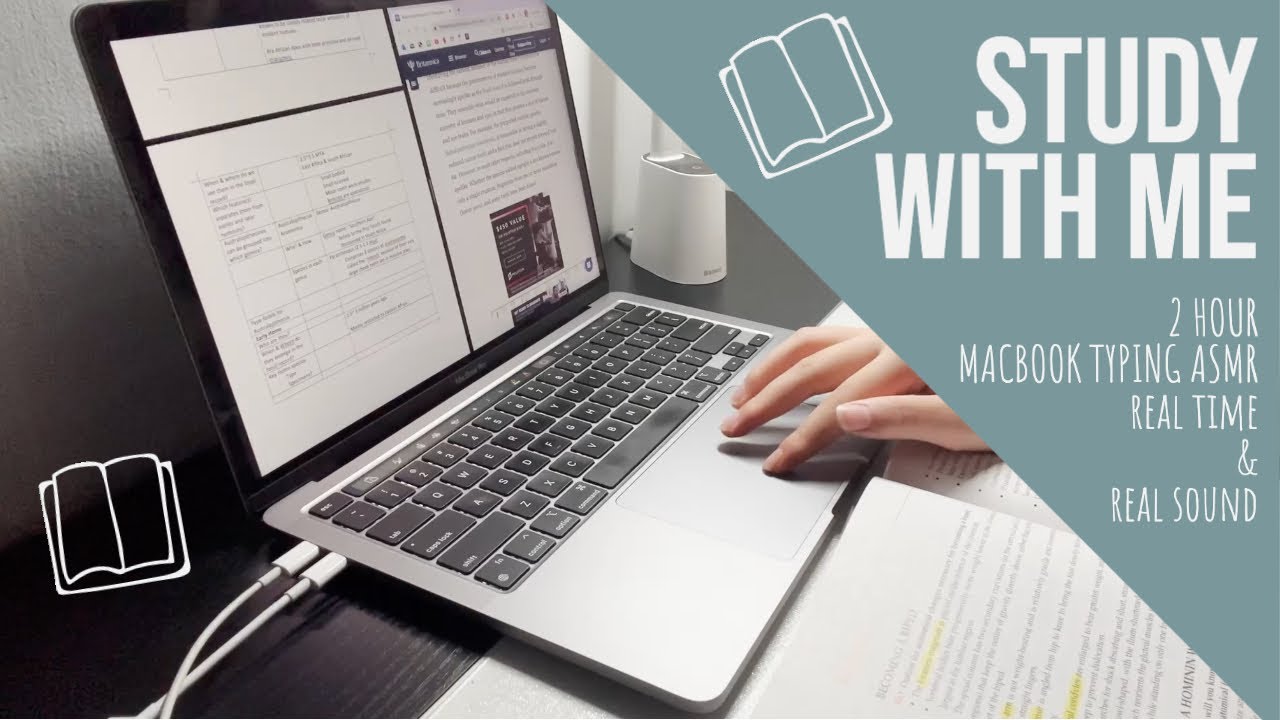 STUDY WITH ME 2 HOUR MACBOOK KEYBOARD TYPING ASMR w Timer Page study-with-me-2-hour-macbook-keyboard-typing-asmr-w-timer-page