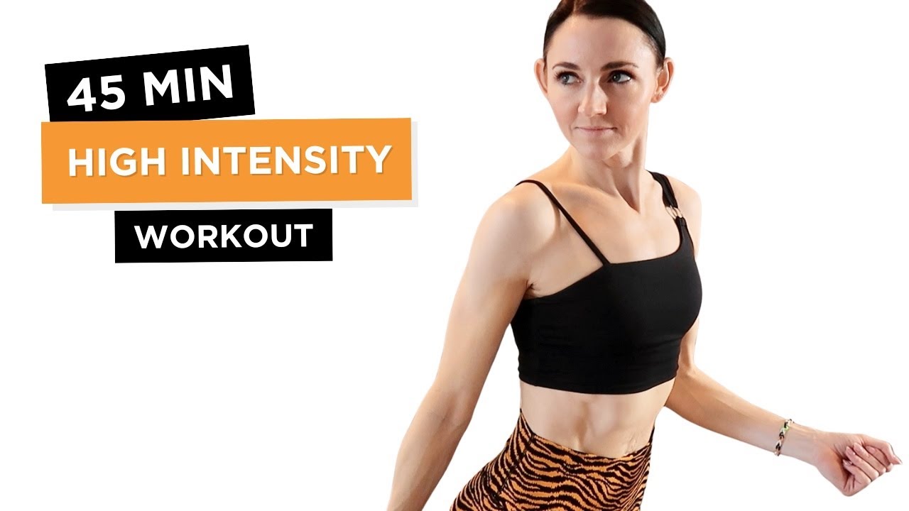 CARDIO HIIT - Sweat and Burn Over 500 Calories with This High Intensity Workout - YouTube