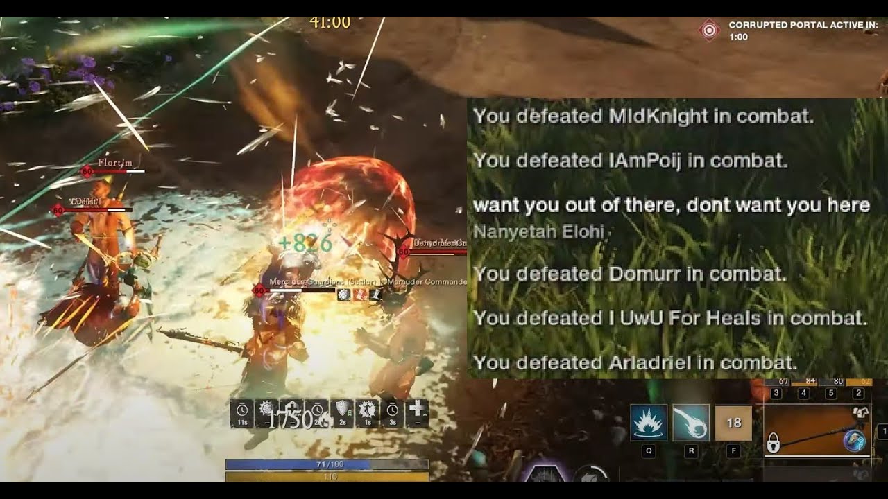 The Walking Magic Nuke - New World PvP Mage 1vX Gameplay - FS/IG Build ...