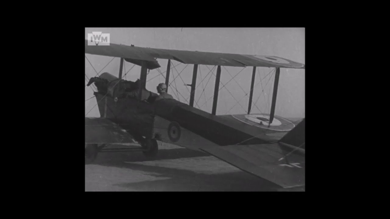 RAF Airco DH.6 training operations in Egypt (1918) - YouTube