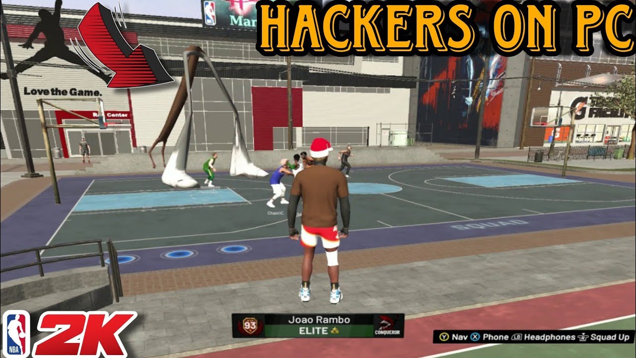 NBA 2K slenderman hackers glitch on pc! they need to be banned on nba ...