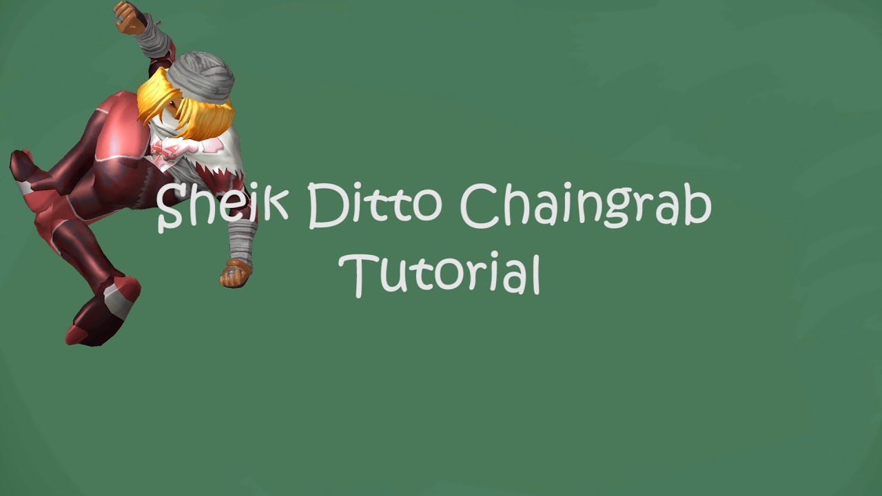 How to Chaingrab Sheik with Sheik - Super Smash Bros. Melee - YouTube