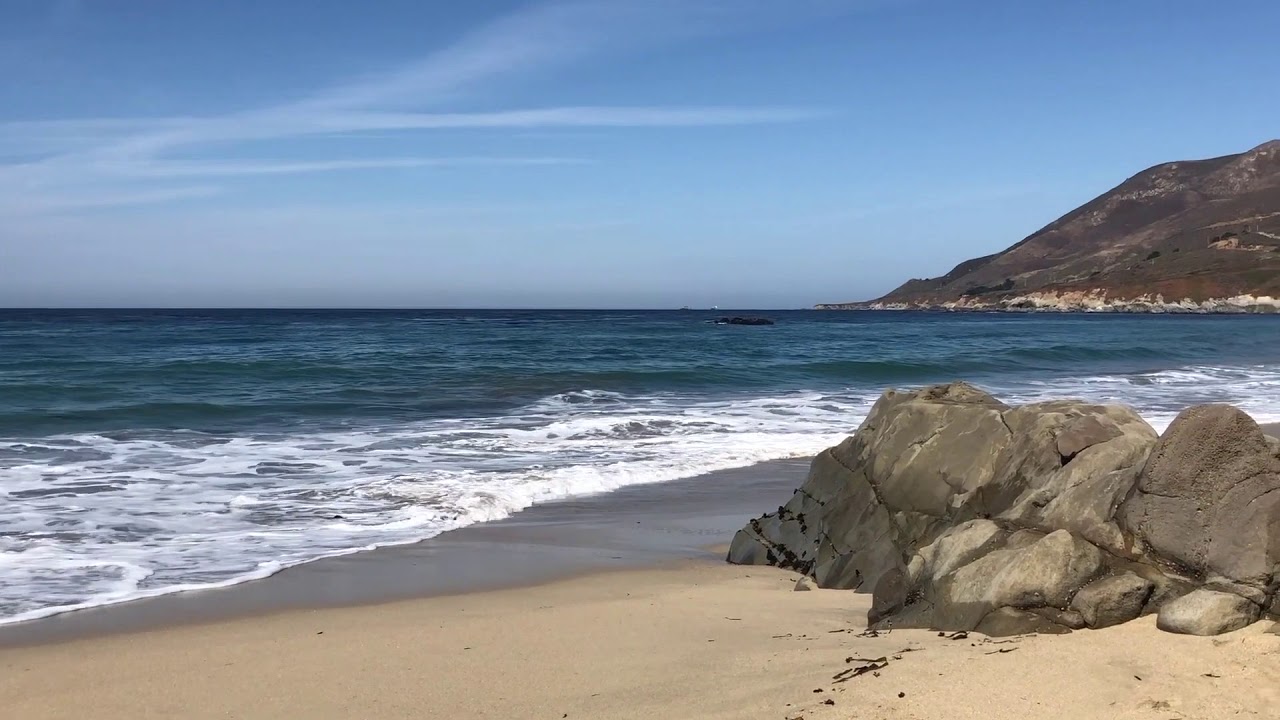 Garrapata State Beach in Northern California - YouTube