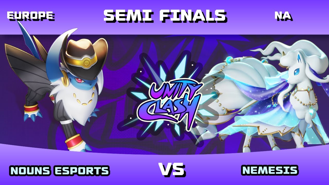 Nouns Esports vs Nemesis | Semi Finals - Top 8 | Unity Clash Winter (Season 8) | Pokemon UNITE ...
