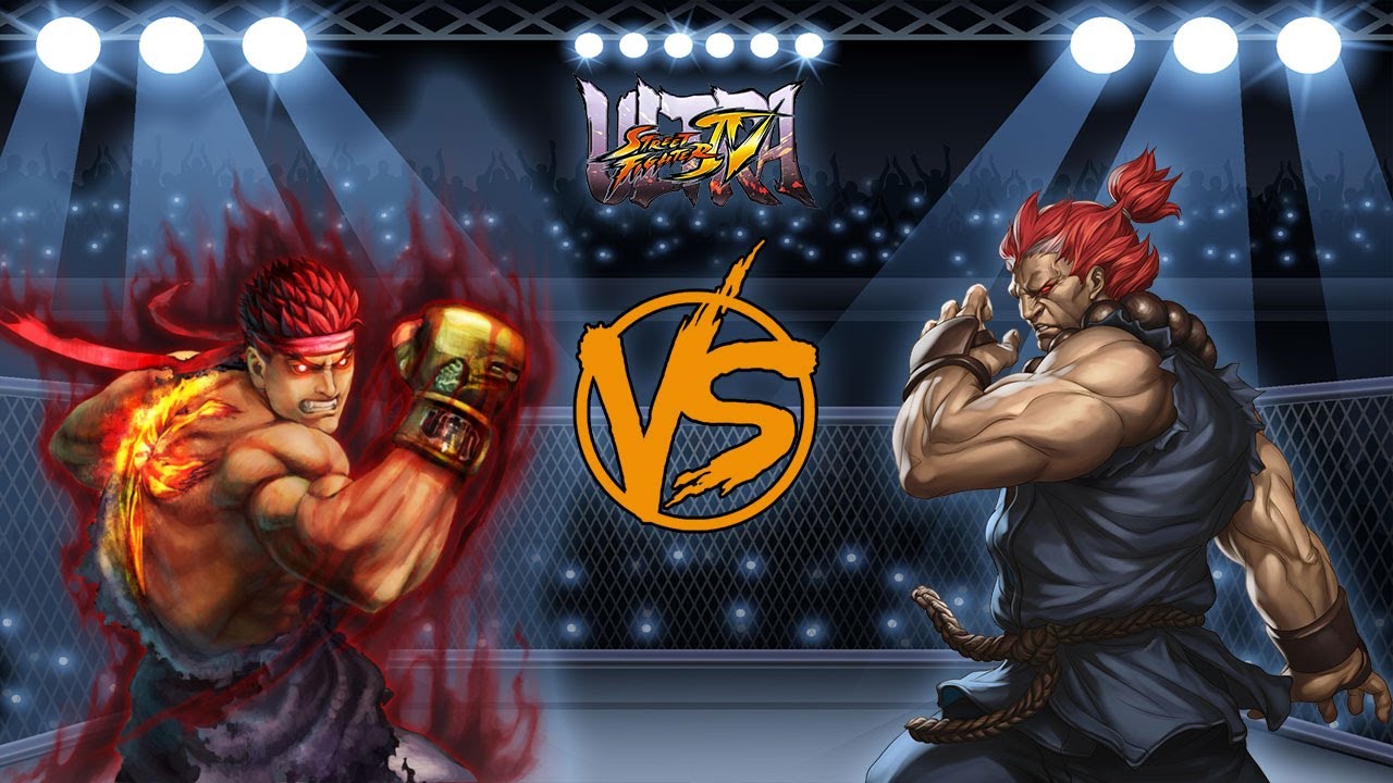 EVIL RYU VS AKUMA | HARDEST MODE | ULTRA STREET FIGHTER 4 - YouTube