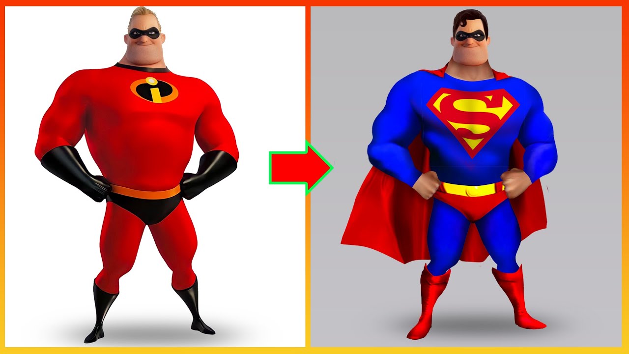 Incredible 2: Mr. Incredible Glow Up Into Super Man - Incredible 2 Mr ...