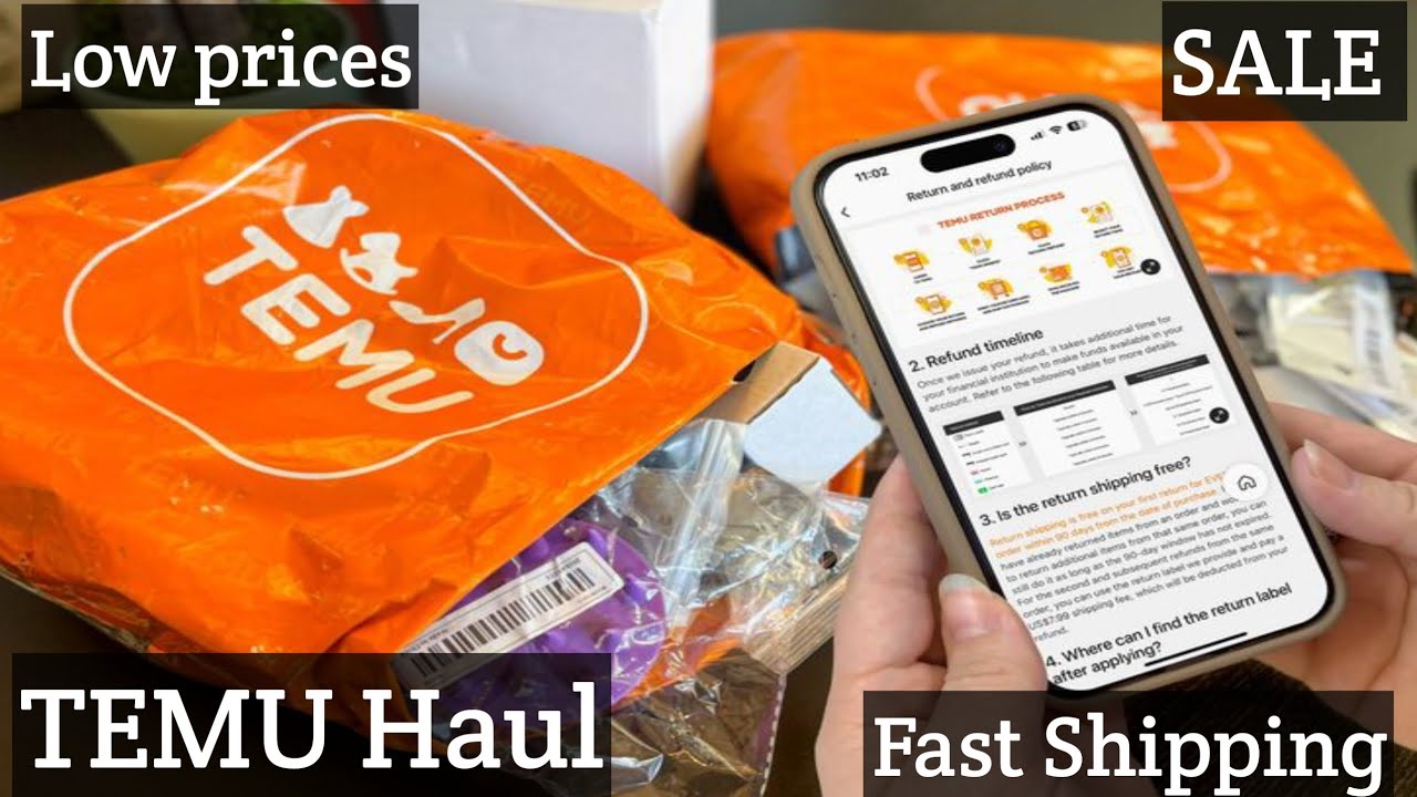 Temu Haul low price | temu shopping haul | temu free shopping ...