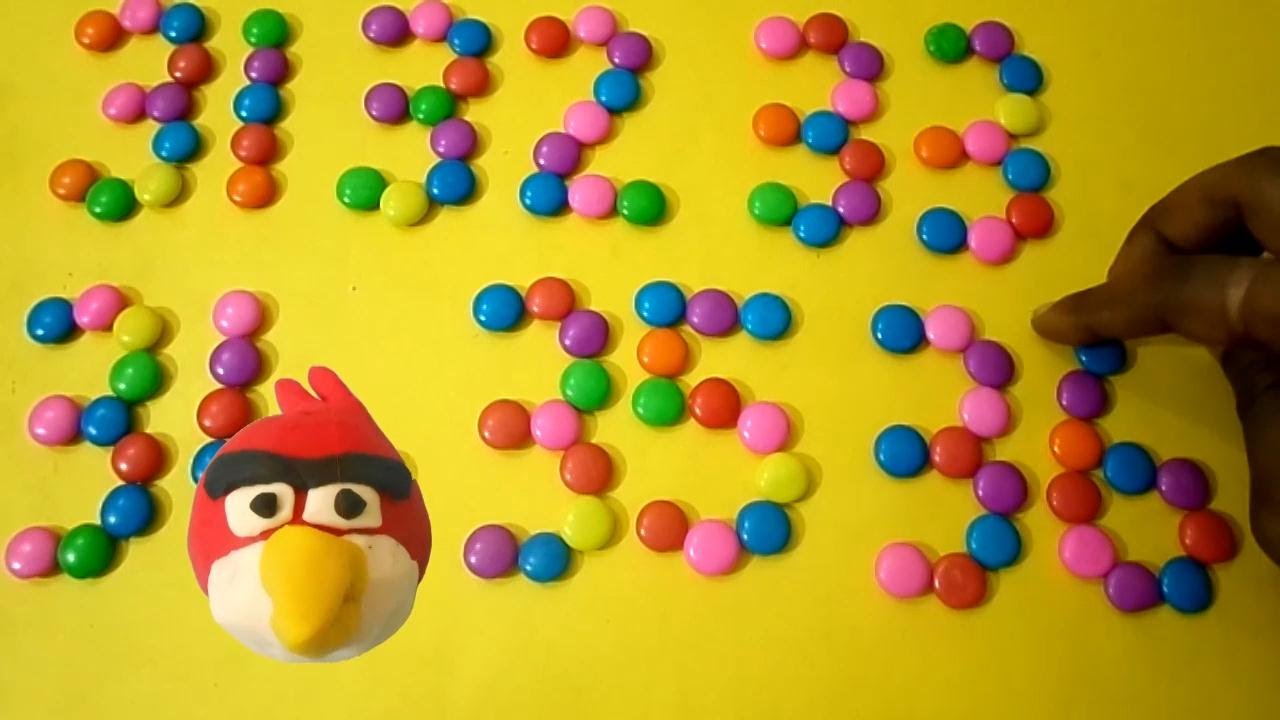 Top Endless Numbers | Counting Numbers 25 - 50 with Colorful Candy's ...