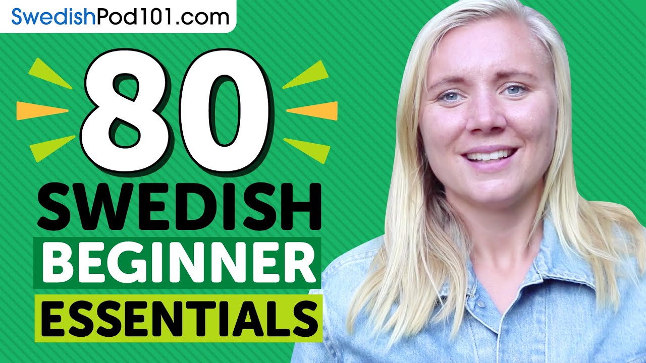 Learn Swedish: 80 Beginner Swedish Videos You Must Watch - YouTube