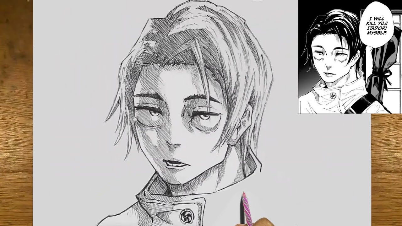 How to draw Yuta Okkotsu - Jujutsu Kaisen Easy - YouTube