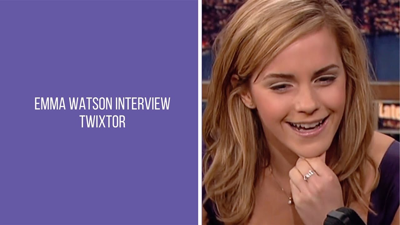 emma watson interview twixtor scene - YouTube