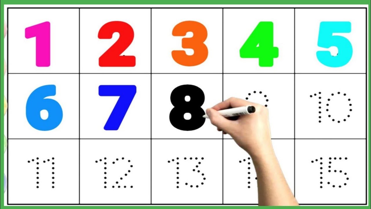 123456, Counting Number A for Apple, Preschool abc, Phonics one two ...